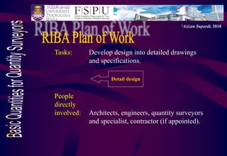 Traditional RIBA Plan of Work | PPTX