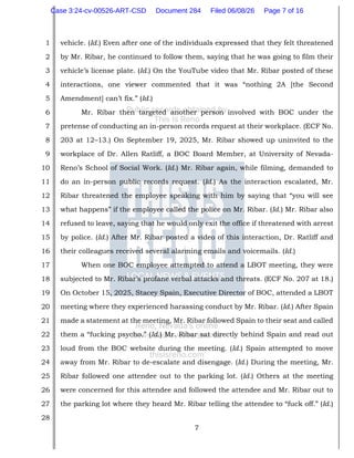 Federal judge orders Reno's Drew Ribar to stay away from female ...