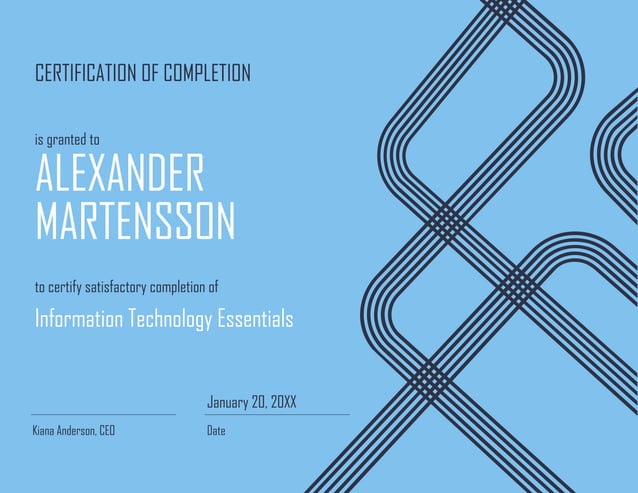 Sample Ribbon Certificate of Completion.pptx