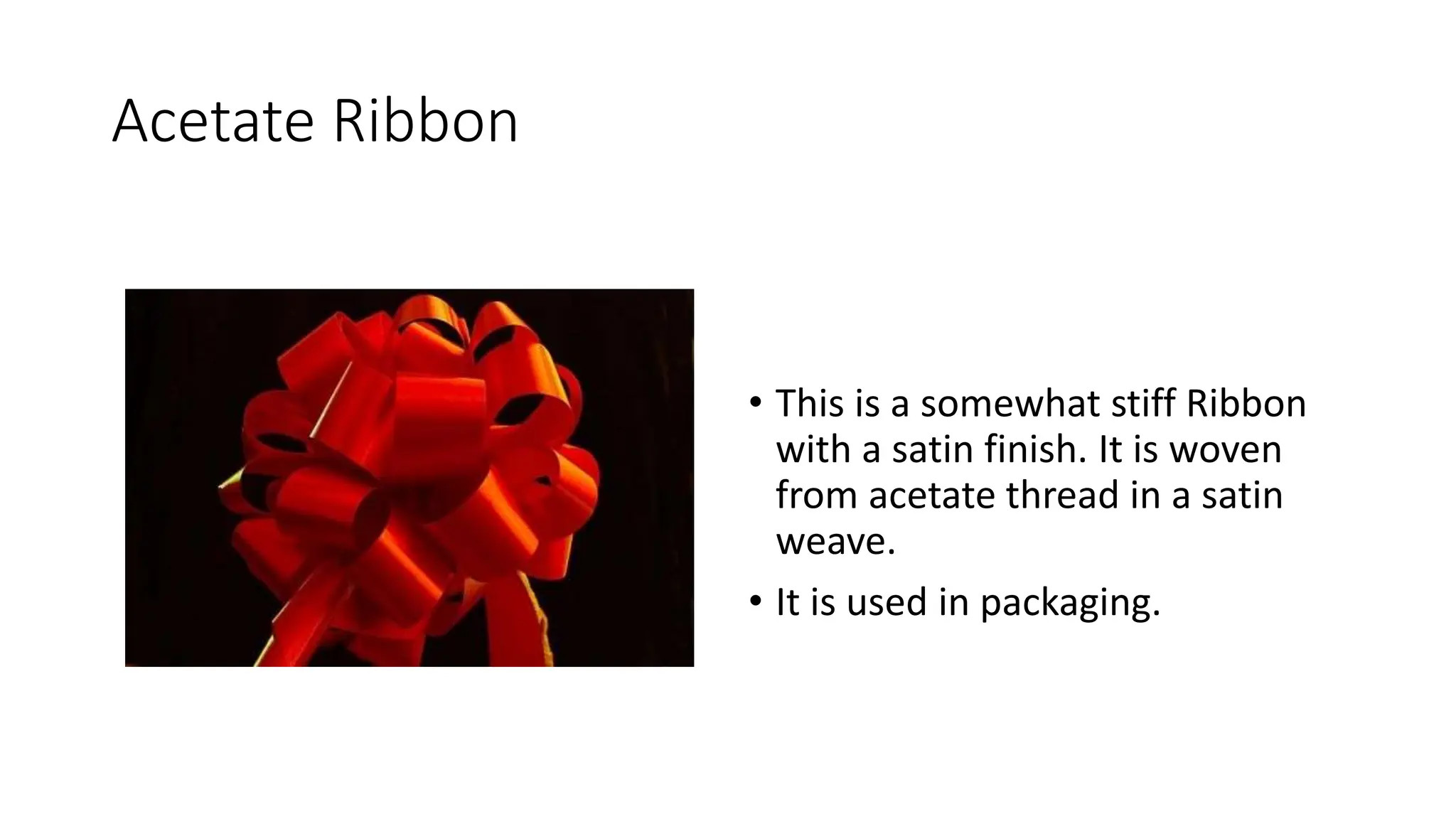 Ribbon Craft for fashion design in FDDI Course | PPTX