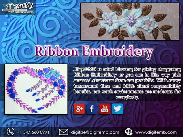 Ribbon embroidery | PPT