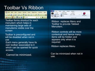 Overview of WPF in light of Ribbon UI Control | PPT