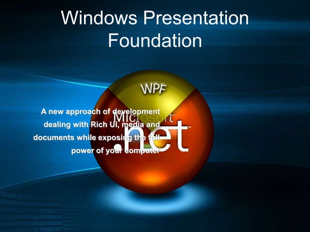 Overview Of Wpf In Light Of Ribbon Ui Control Ppt