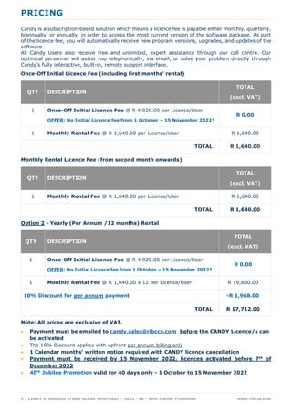 RIB CCS Candy Standard Stand Alone Proposal_ZA_40th Jubilee Promotion ...