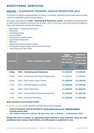 RIB CCS Candy Standard Stand Alone Proposal_ZA_40th Jubilee Promotion ...