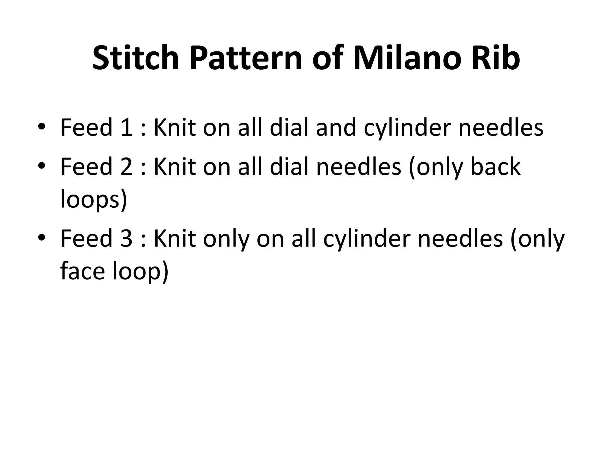A Comprehensive Study on Rib circular Knitting Machine | PPTX