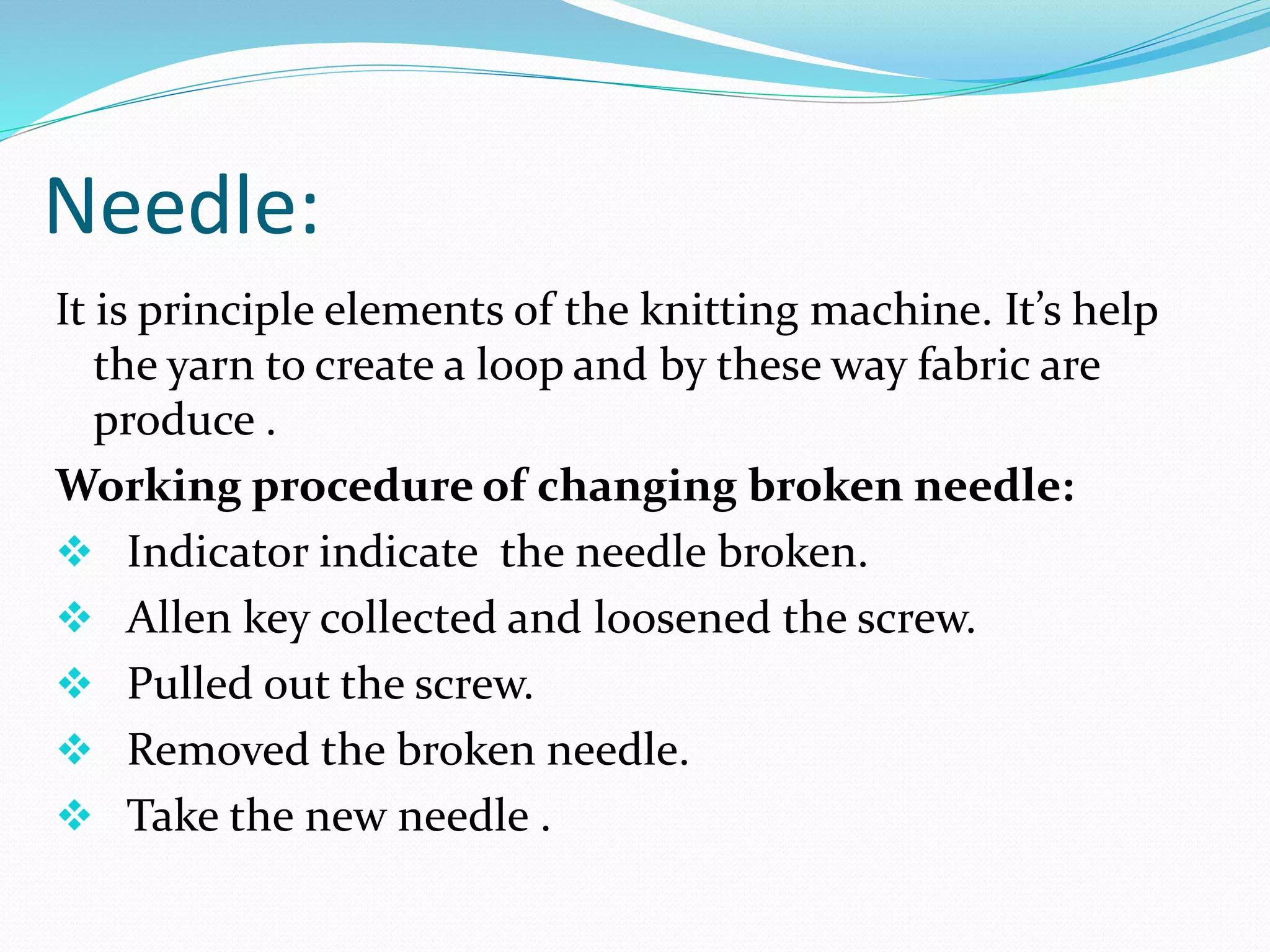 Rib circular knitting Machine | PPTX