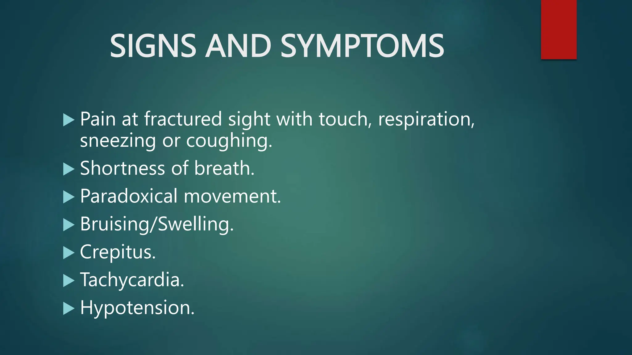 Rib Fractures, Flail Chest & Stove In Chest | PPTX