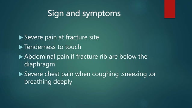 Rib Fractures, Flail Chest & Stove In Chest | PPTX