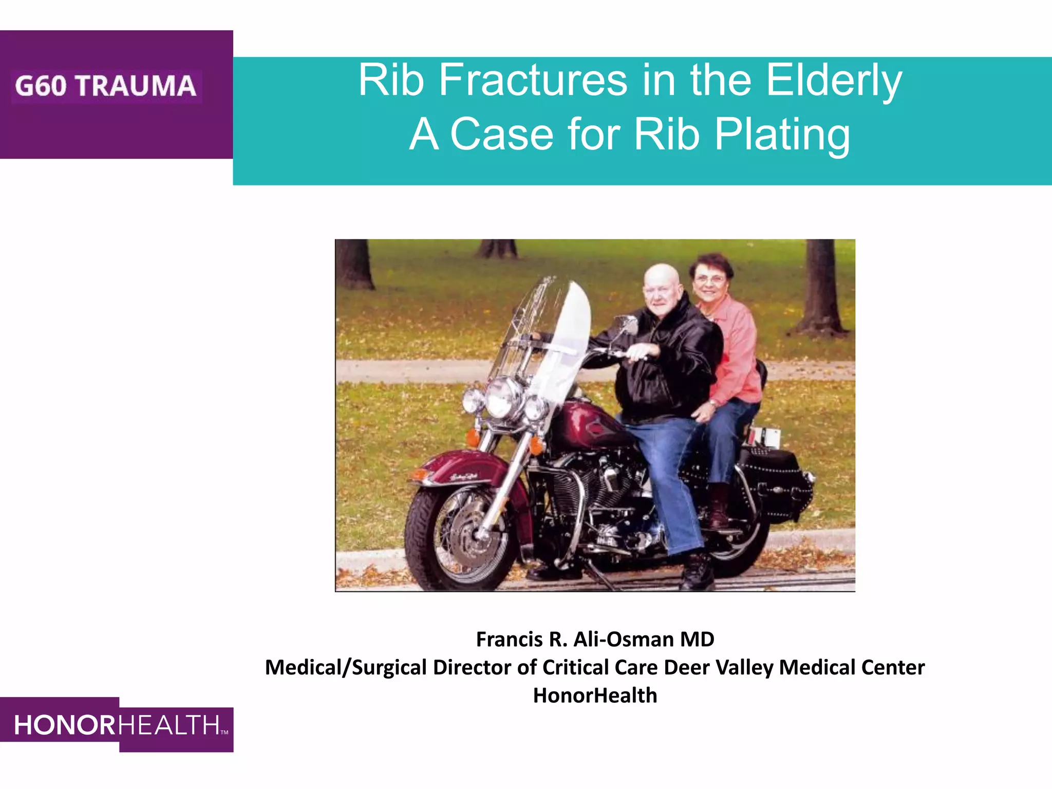 Rib Fractures in the Elderly (Dr. Francis Ali-Osman) | PDF