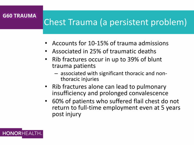 Rib Fractures in the Elderly (Dr. Francis Ali-Osman) | PPT