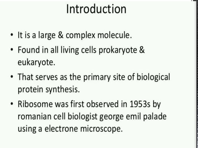 Ribosome structure and functions.ppt