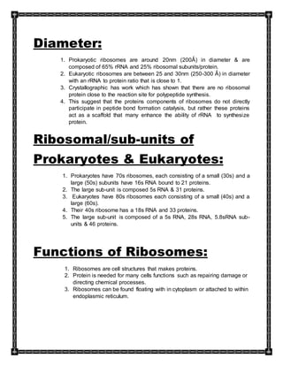 Ribosomes | PDF