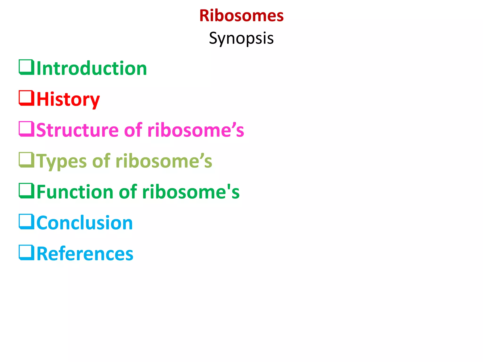 Ribosomes and extra cellular matrix | PPTX