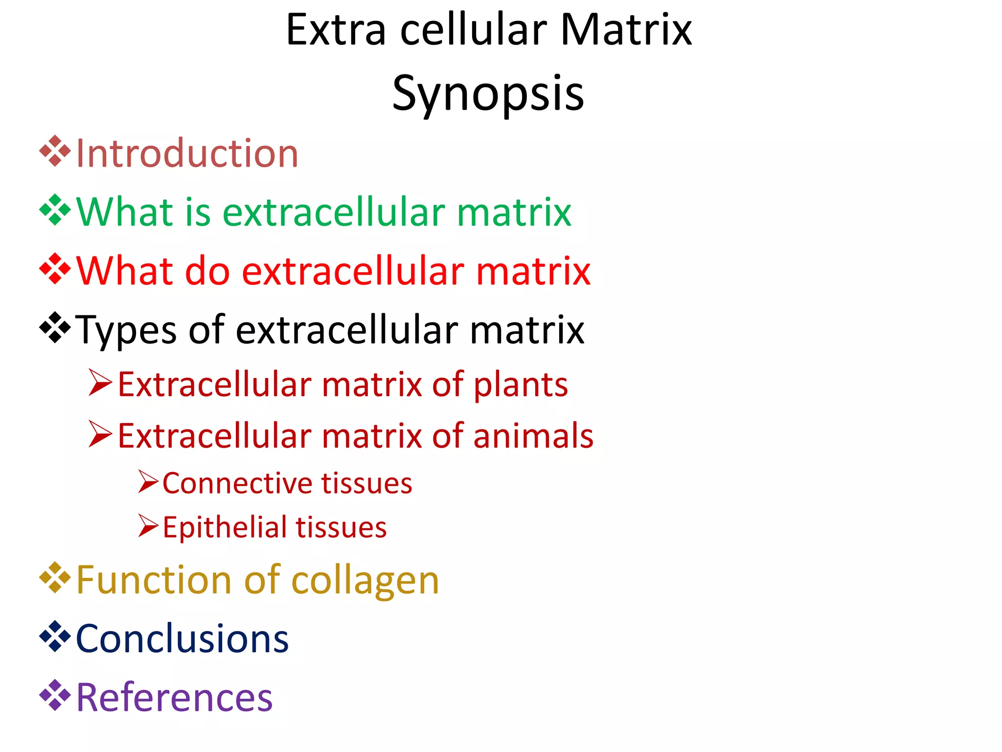 Ribosomes and extra cellular matrix | PPTX