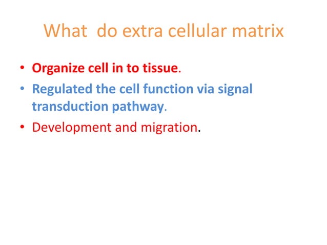 Ribosomes and extra cellular matrix | PPTX | Biological Sciences | Science