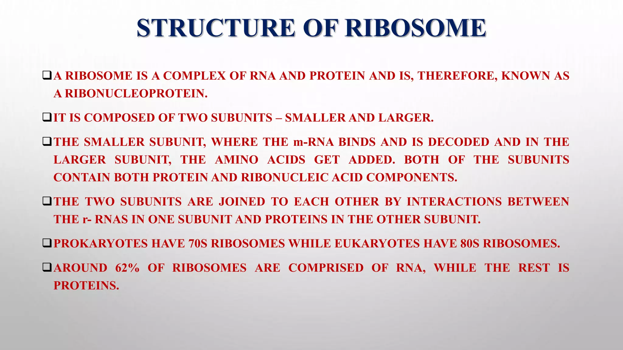 Ribosomes by kajal.pptx