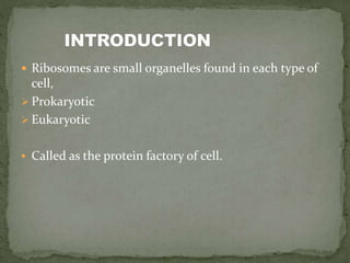 RIBOSOMES Riya Sharma.pptx