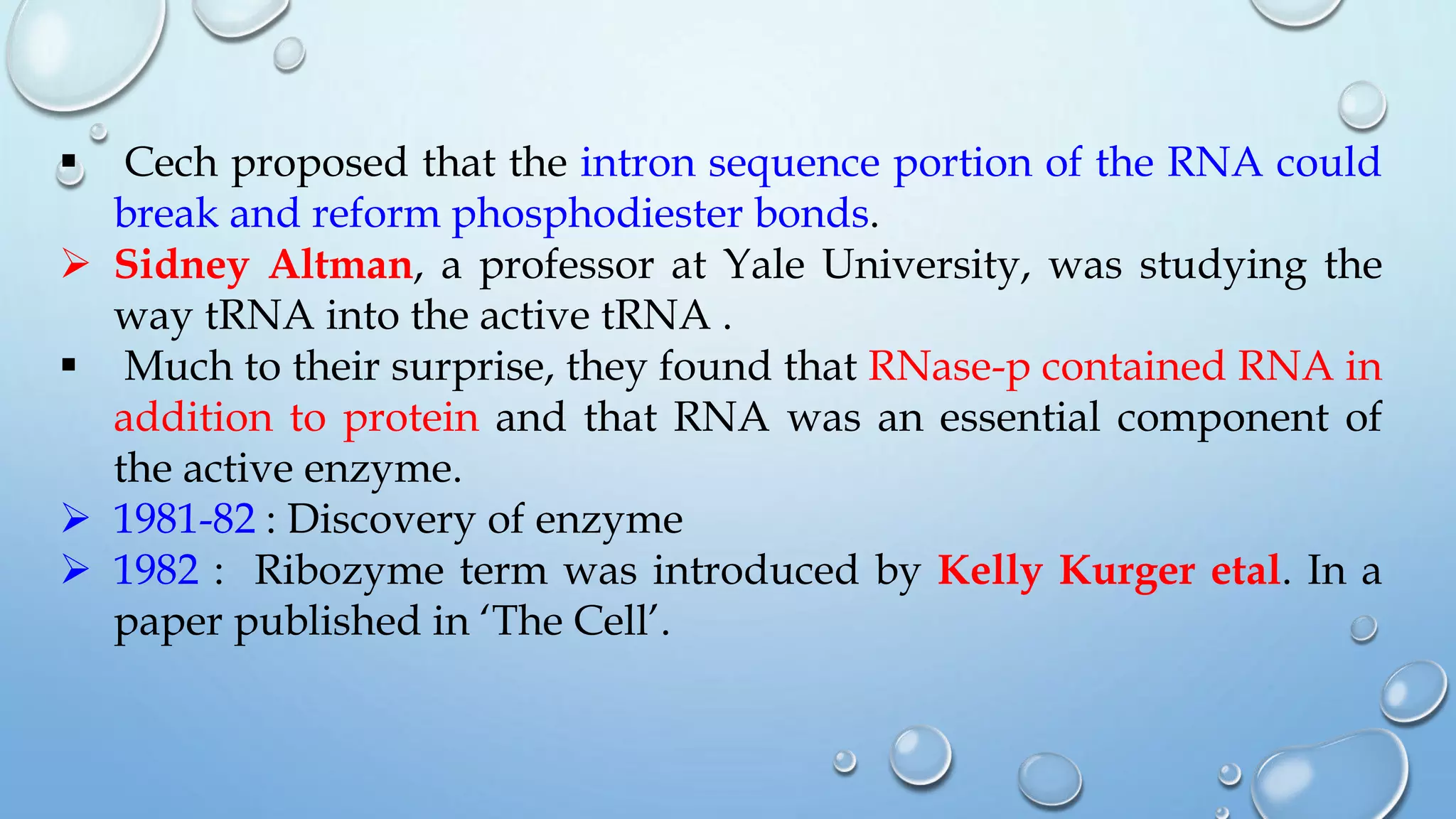 Ribozyme | PPTX