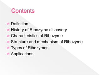 Ribozyme | PPTX