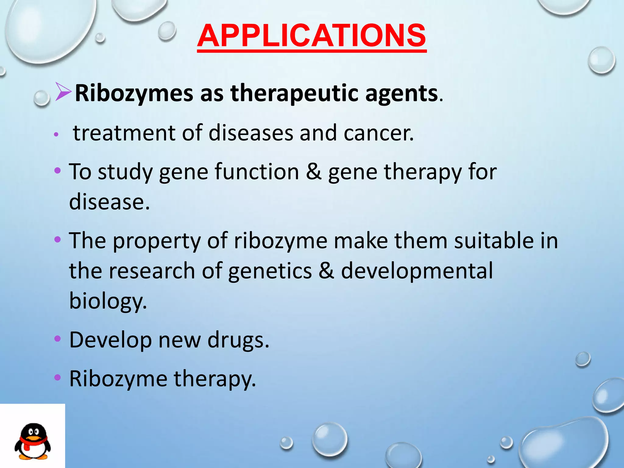 Ribozymes | PPTX | Chemistry | Science
