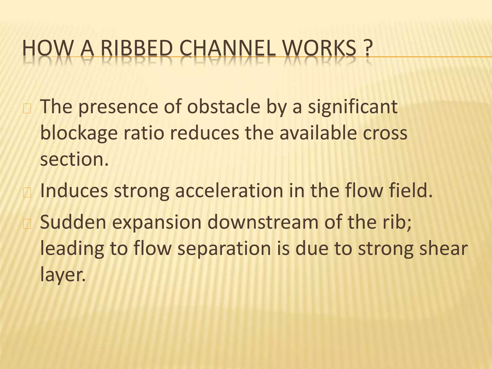 Rib roughened cooling passages for turbine cooling | PPTX