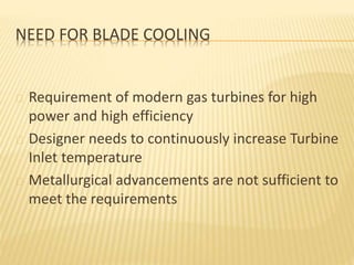 Rib roughened cooling passages for turbine cooling | PPTX