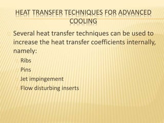 Rib roughened cooling passages for turbine cooling | PPTX
