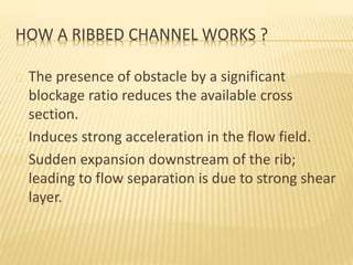 Rib roughened cooling passages for turbine cooling | PPTX