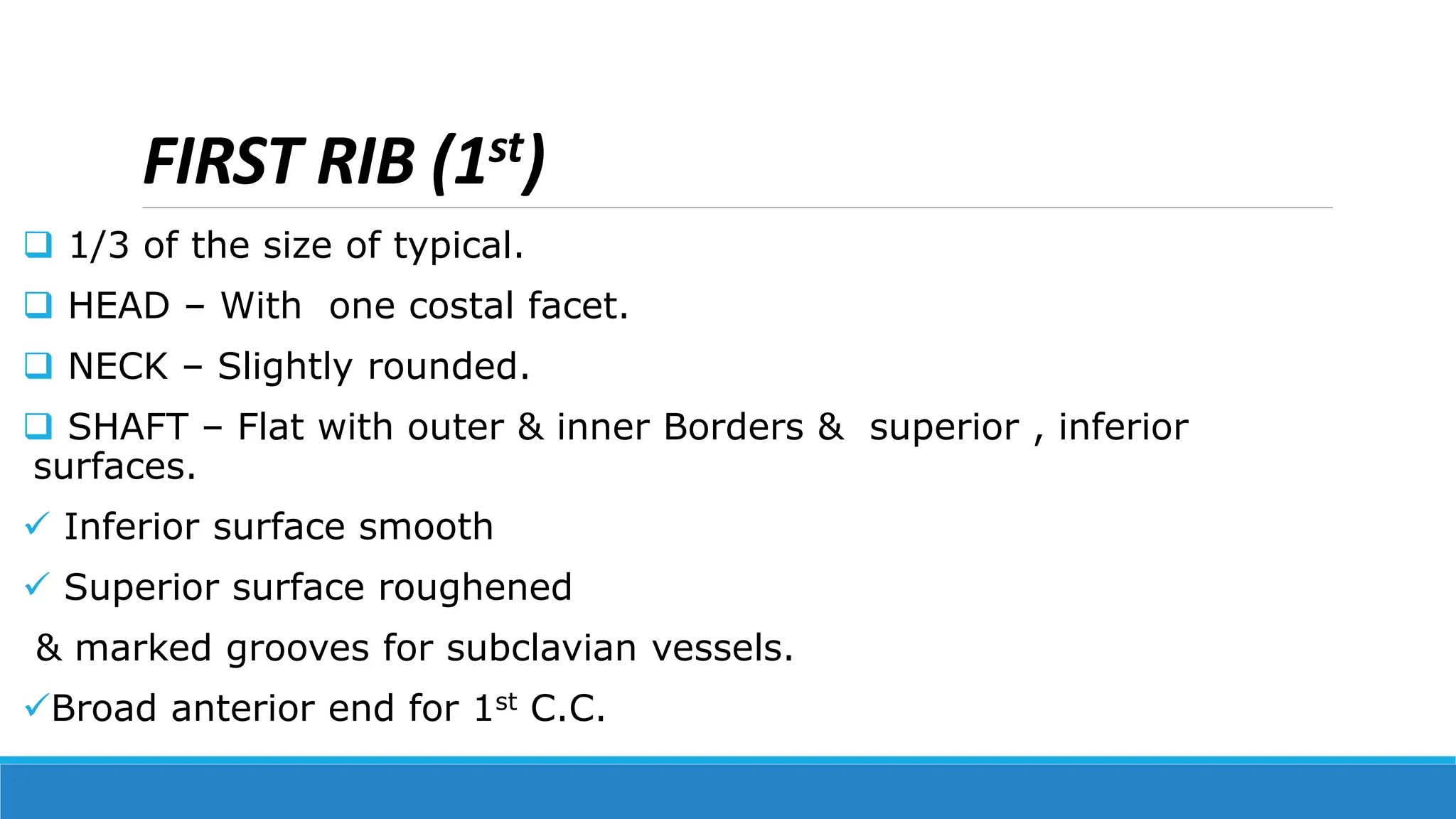 Anatomy of RIBS and the thoracic cage with function | PPTX