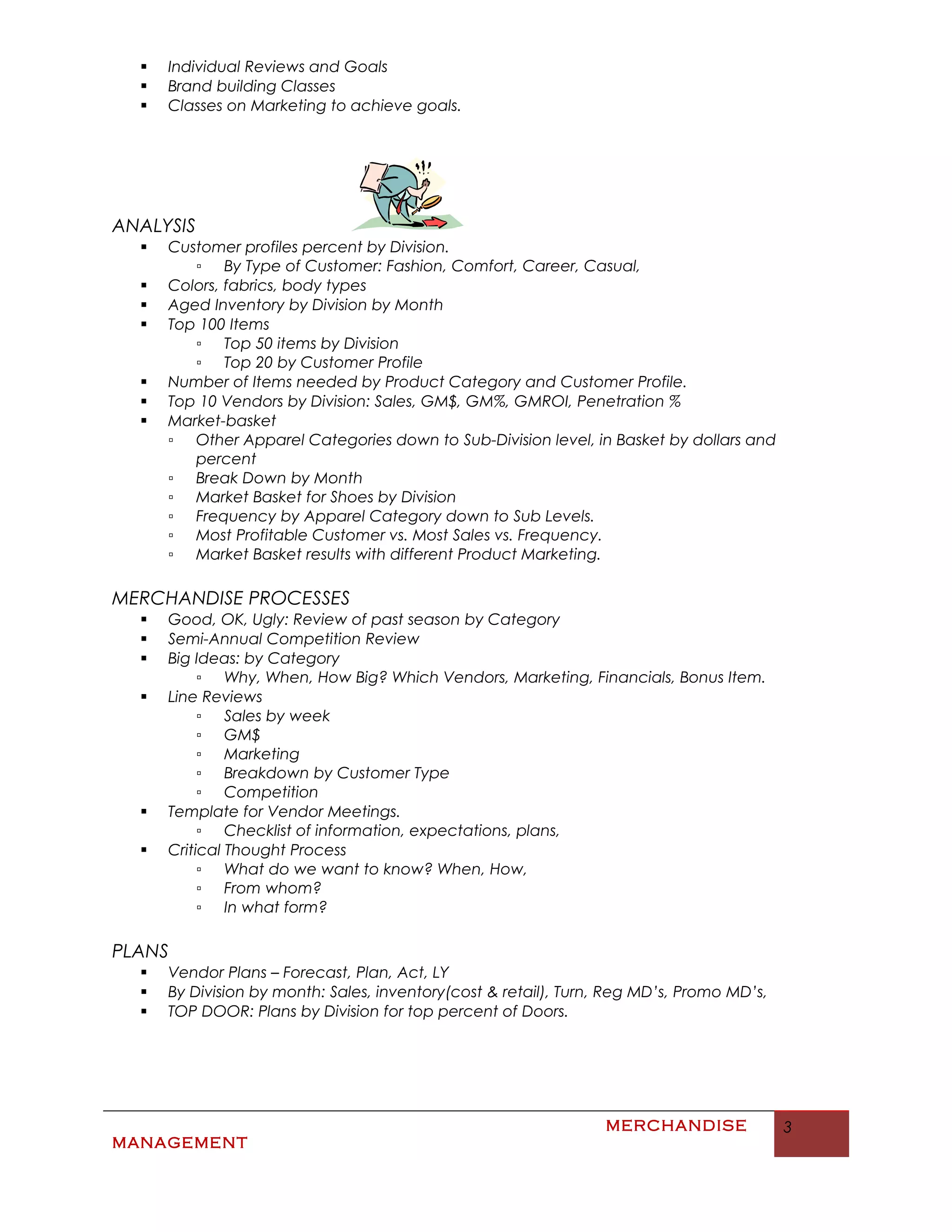 Ric Anderson Merchandising Processes | DOC