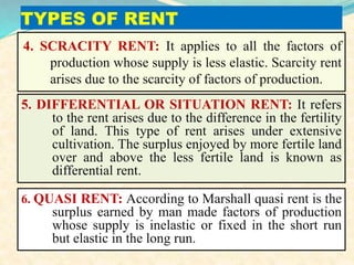 Ricardian Theory of Rent | PPTX
