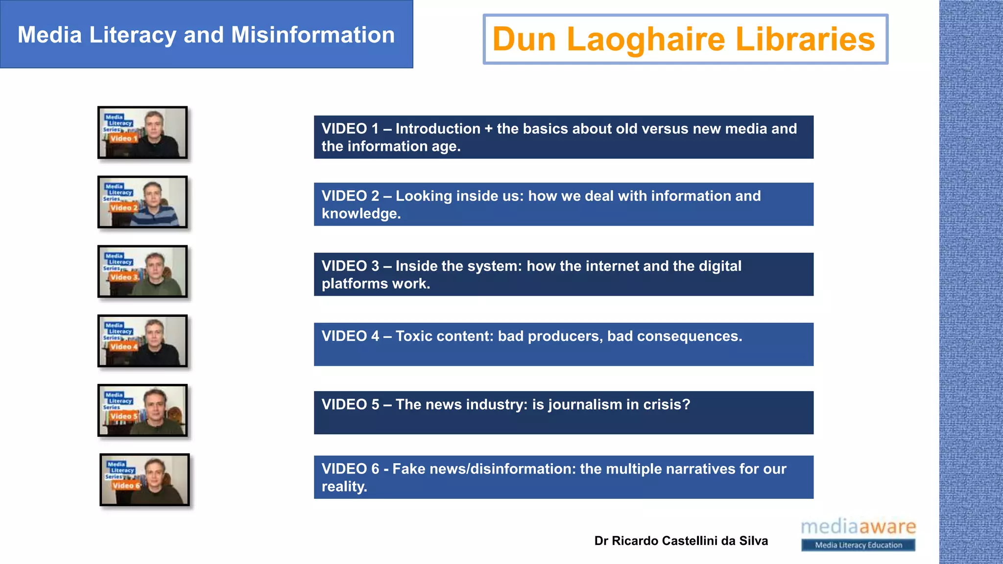 Fighting misinformation through media literacy: from technical skills ...