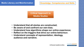 Fighting misinformation through media literacy: from technical skills ...