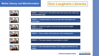 Fighting misinformation through media literacy: from technical skills ...