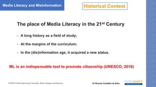 Fighting misinformation through media literacy: from technical skills ...