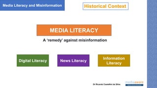 Fighting misinformation through media literacy: from technical skills ...