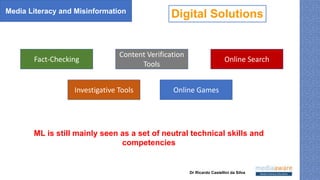 Fighting misinformation through media literacy: from technical skills ...