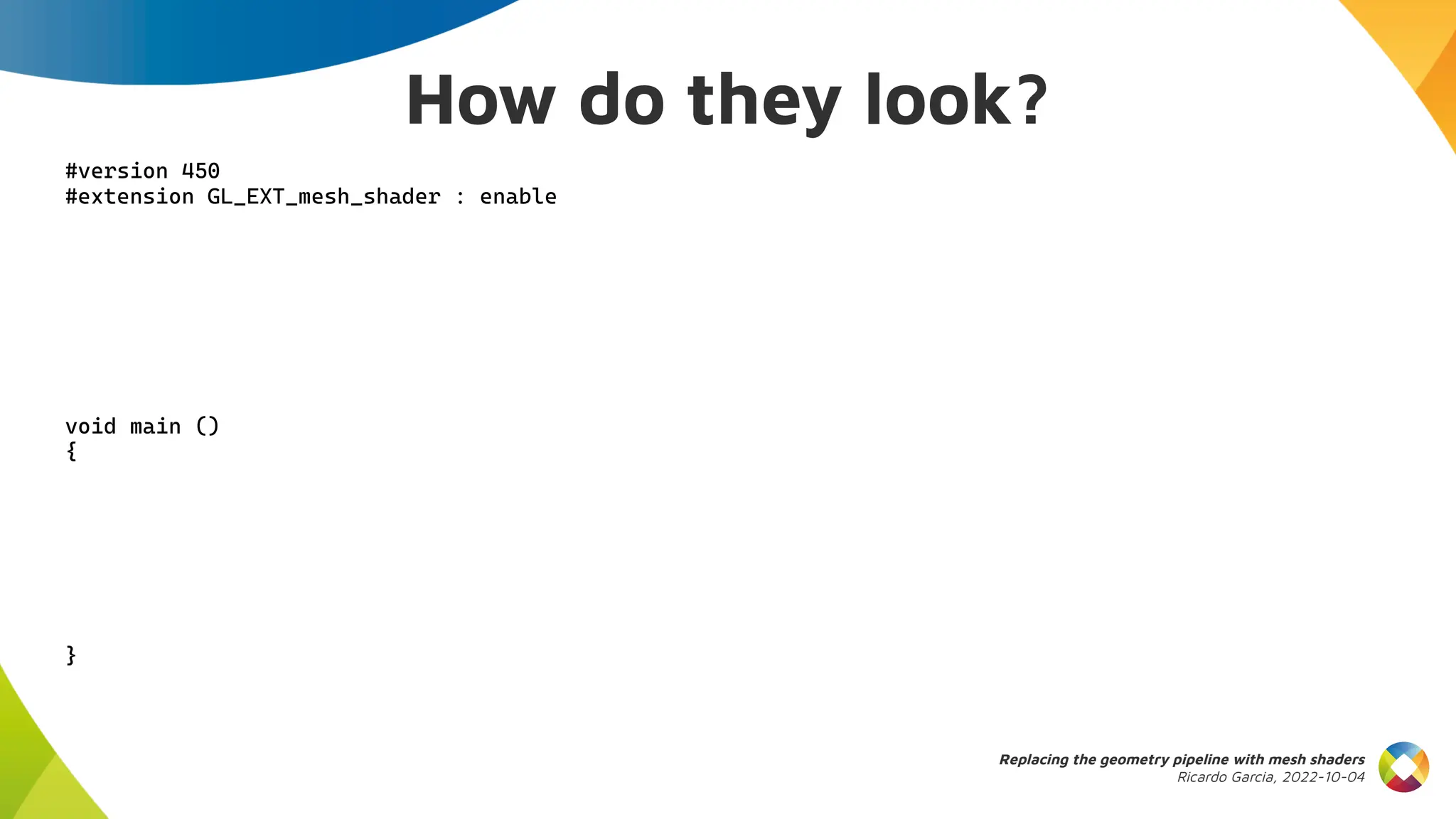 Replacing the geometry pipeline with mesh shaders | PDF