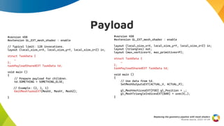 Replacing the geometry pipeline with mesh shaders | PDF