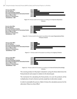 Using the Analytic Hierarchy Process (AHP) to Select and Prioritize Projects in a Portfolio | PDF