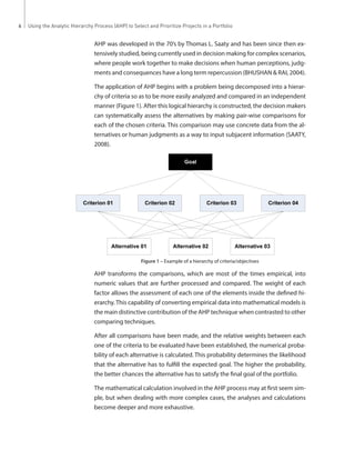 Using the Analytic Hierarchy Process (AHP) to Select and Prioritize Projects in a Portfolio | PDF