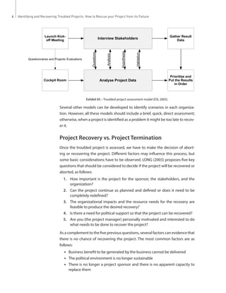 Identifying and Recovering Troubled Projects | PDF