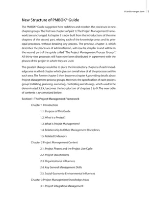 A New Approach to PMBOK® Guide 2000 | PDF