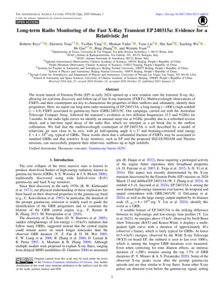 Long-term Radio Monitoring of the Fast X-Ray Transient EP240315a ...