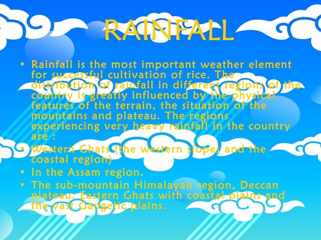 Rice - Geography | PPT | Agriculture | Industries