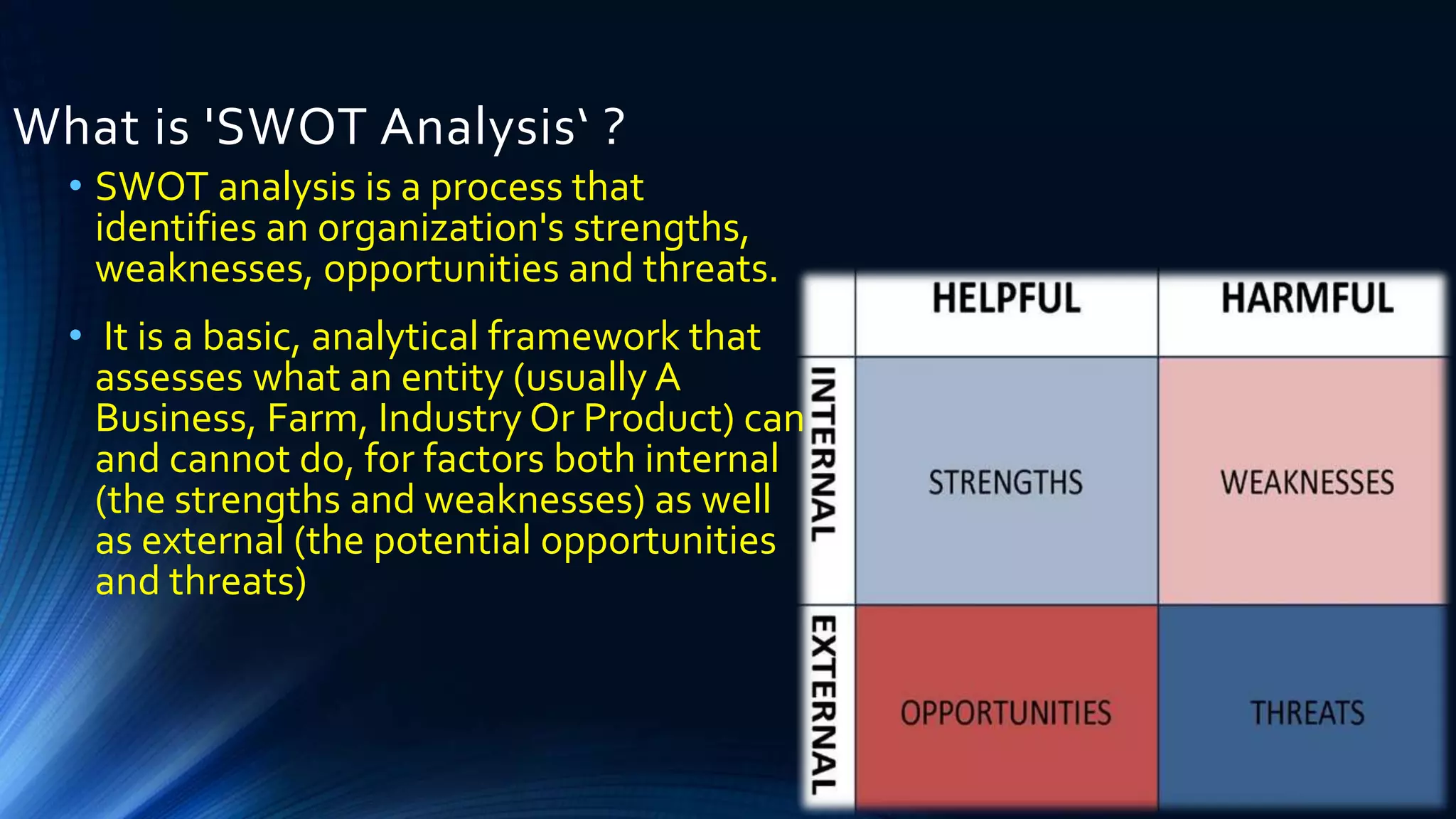 RICE FARMING - SWOT ANALYSIS | PPTX