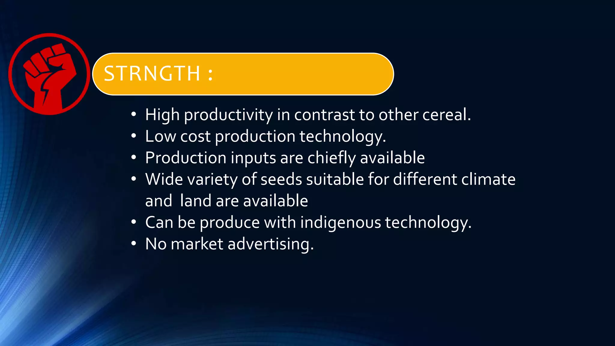 RICE FARMING - SWOT ANALYSIS | PPTX