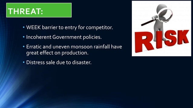RICE FARMING - SWOT ANALYSIS | PPTX
