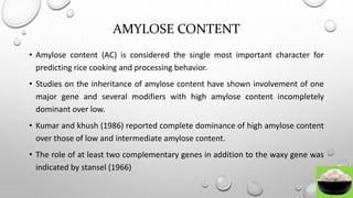 QUALITY BREEDING IN RICE | PPTX